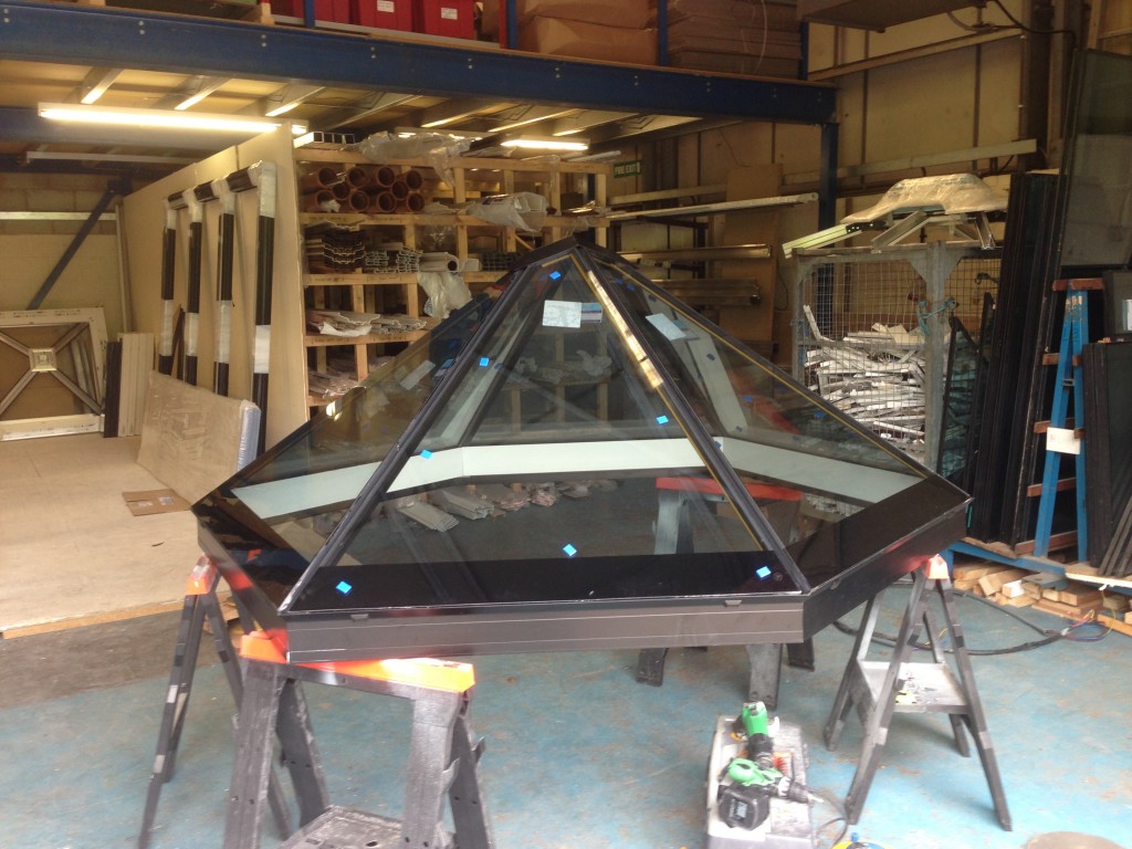 Rooflights-Unequal Sided Hexagonal Pyramid Rooflight in the making-lrg ...